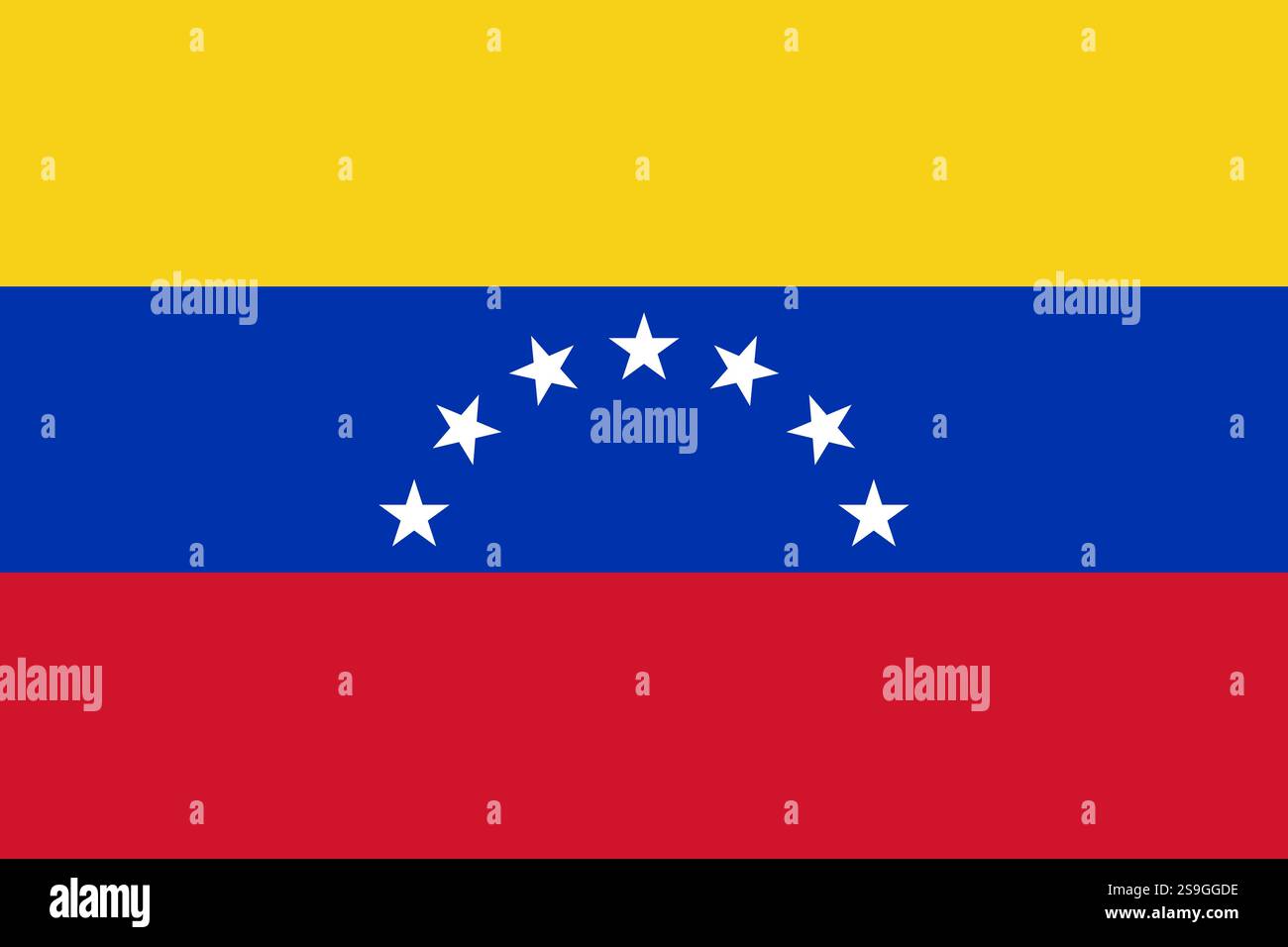 Flag of venezuela vector hi-res stock photography and images - Alamy