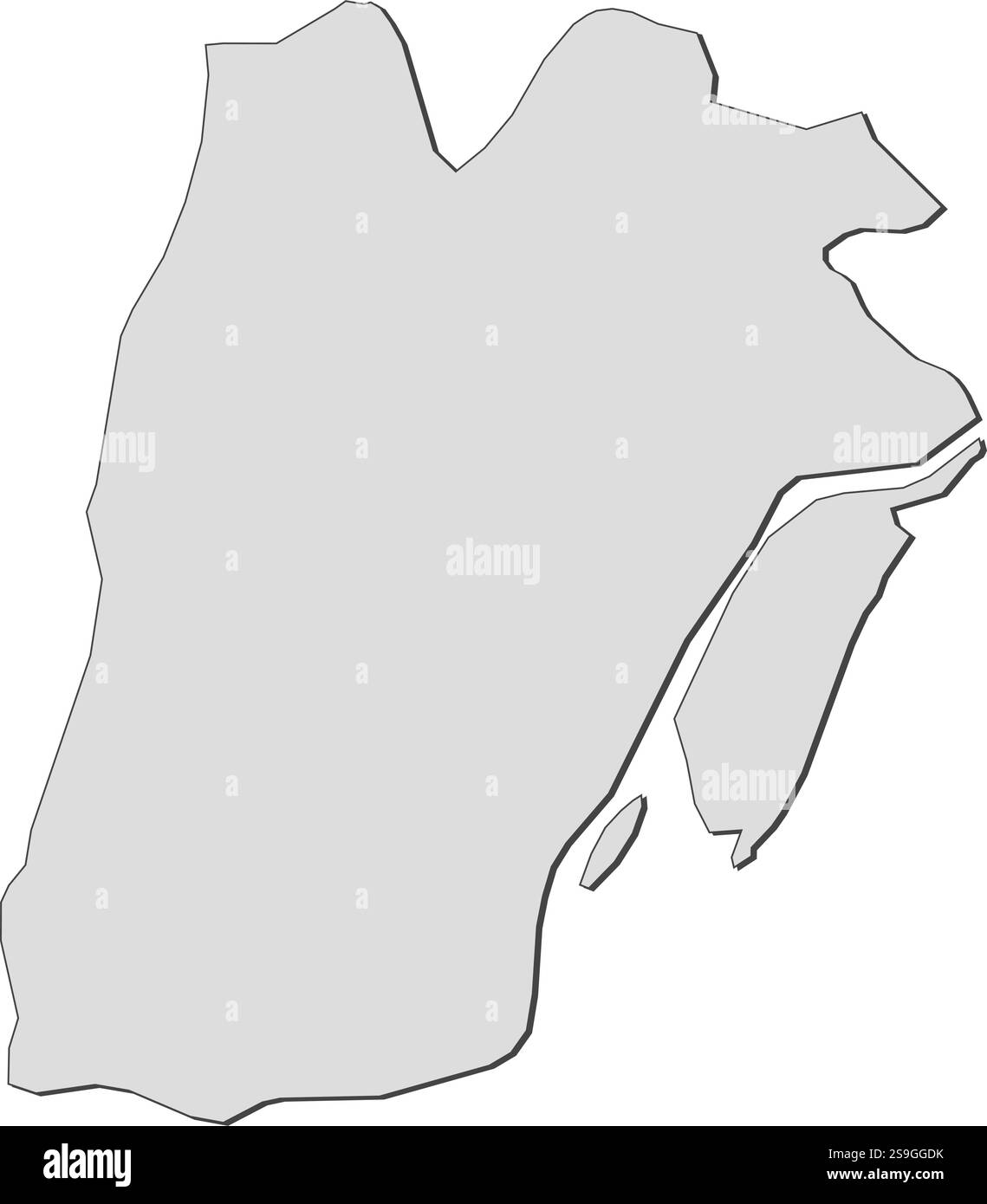 Map of Lisbon, a province of Portugal Stock Vector Image & Art - Alamy