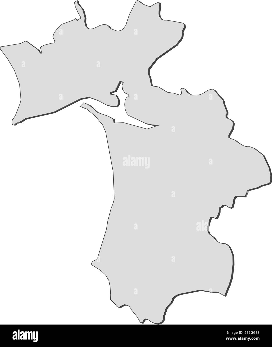 Setubal district map hi-res stock photography and images - Alamy