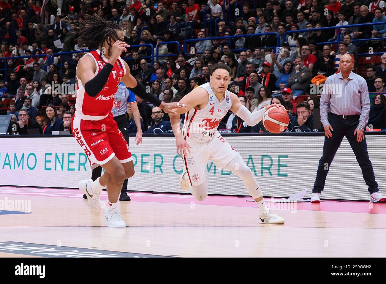 Colbey Ross (Pallacanestro Trieste) & Freddie Gillespie (EA7 Emporio ...