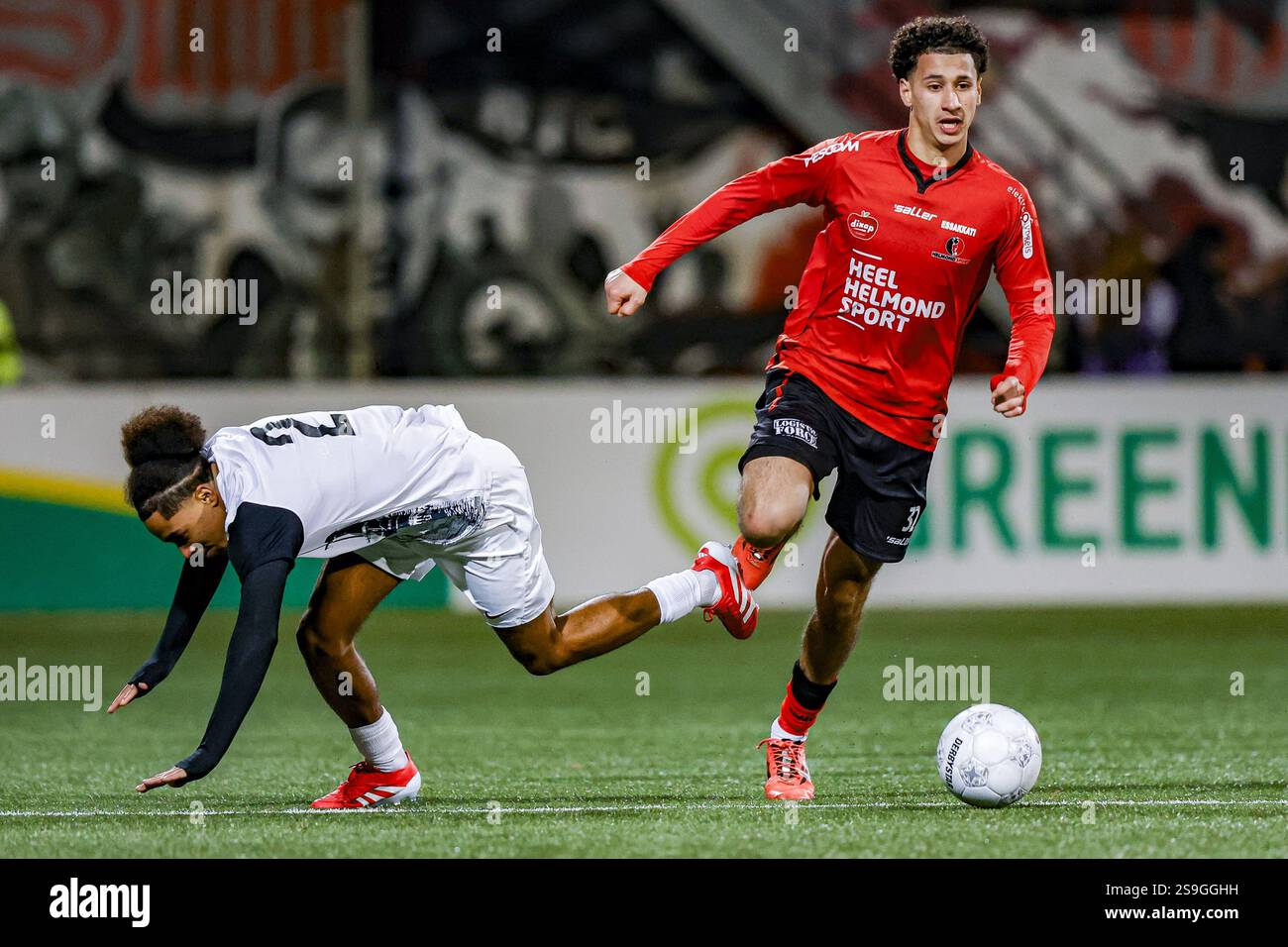 HELMOND , 26-01-2025 , GS Staalwerken Stadium , football ...