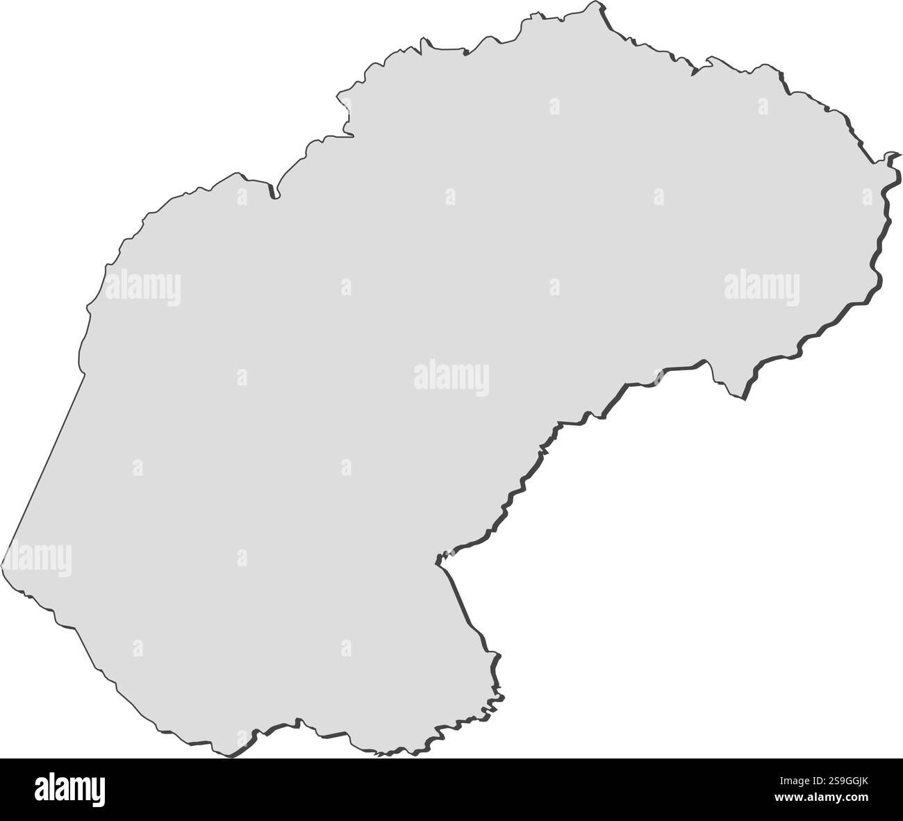 Vector map free state Black and White Stock Photos & Images - Alamy