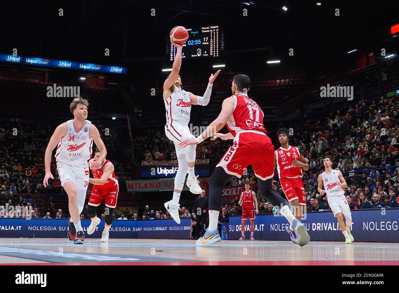 Colbey Ross (Pallacanestro Trieste) during EA7 Emporio Armani Milano vs ...