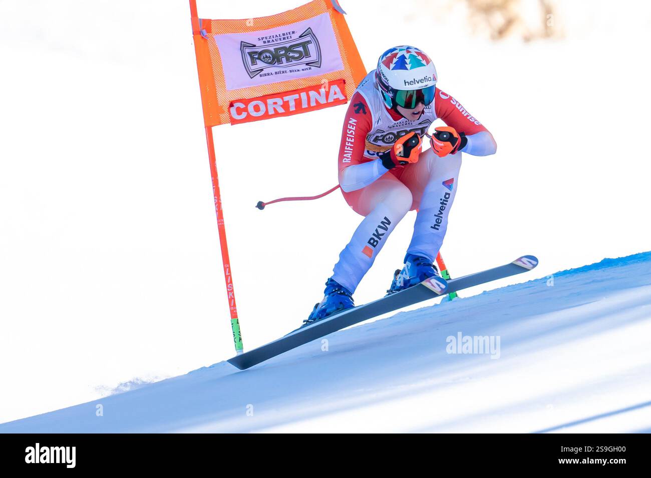 Cortina d’Ampezzo, Italy 18 January 2025. GISIN Michelle (SUI ...