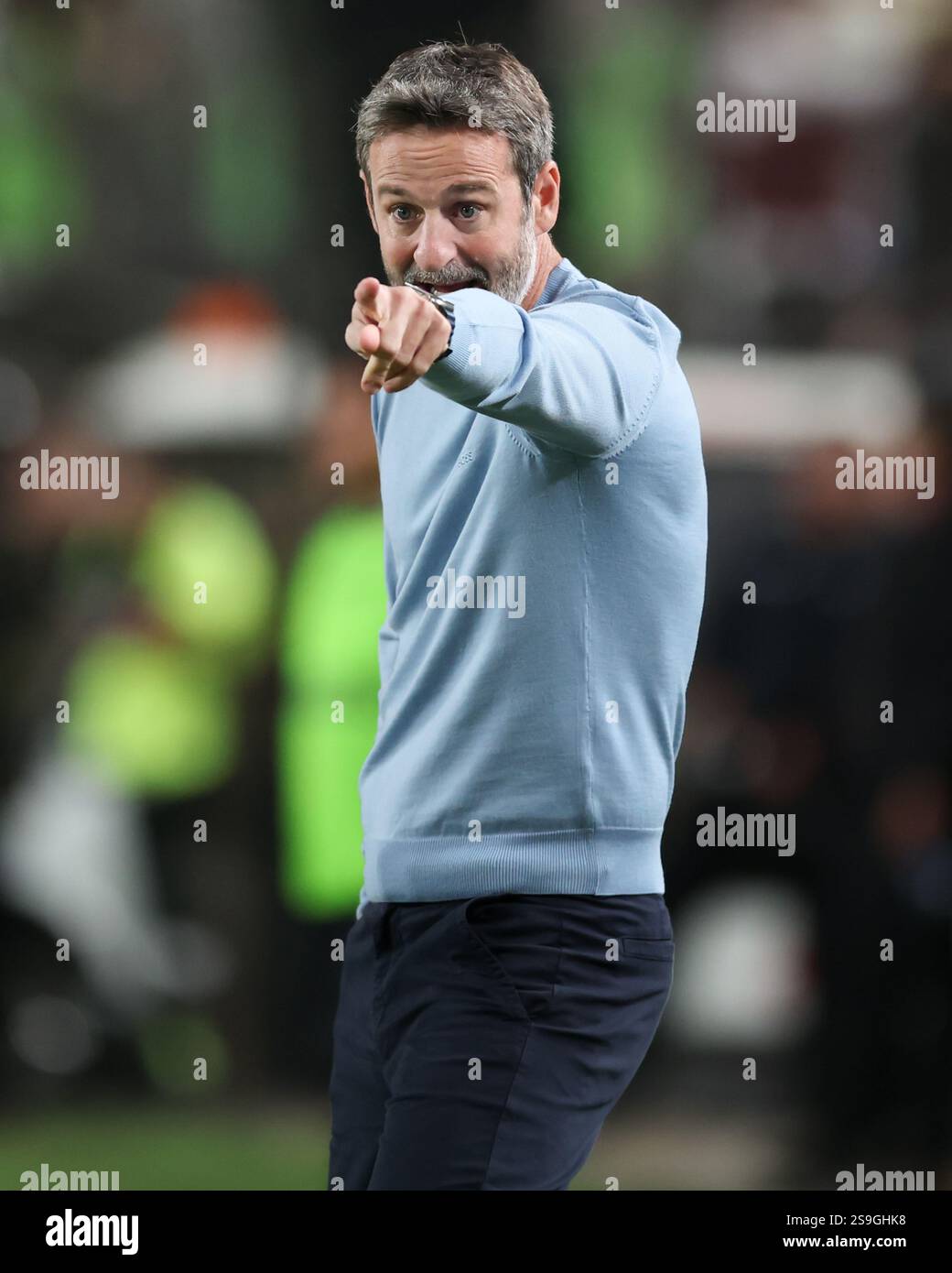 Thomas Christiansen coach of Panama during the friendly match Noche ...
