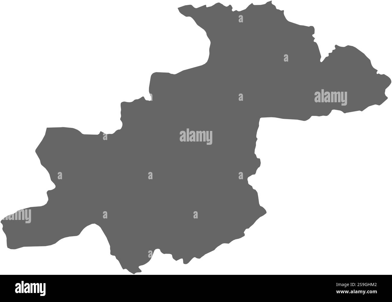 Map of Ghor, a province of Afghanistan Stock Vector Image & Art - Alamy