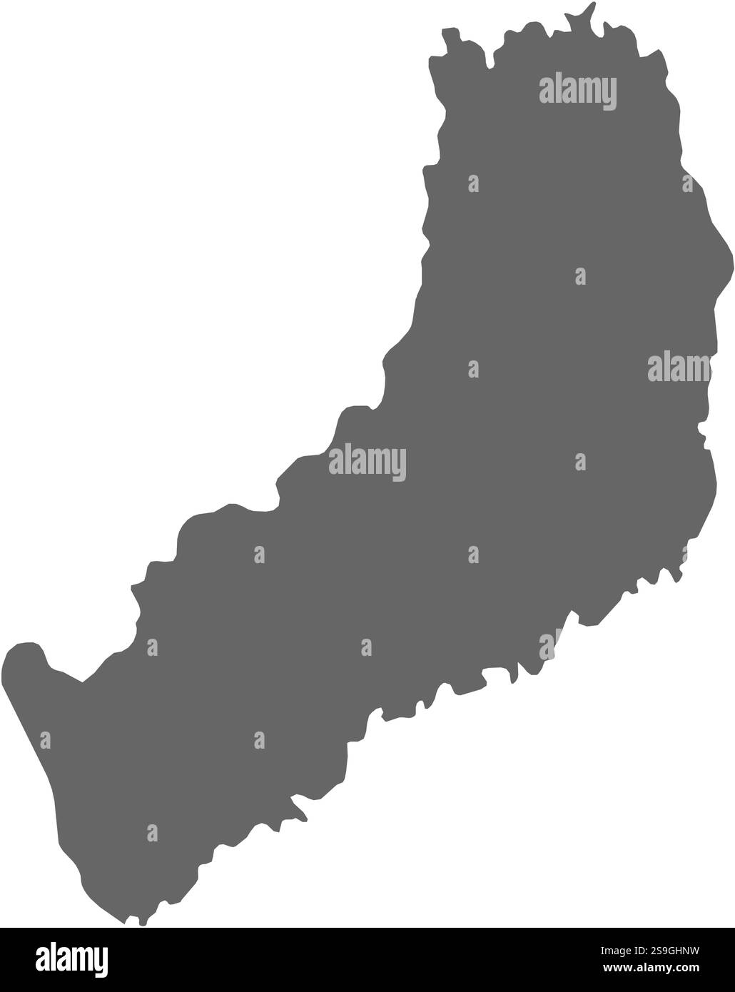 Map of Misiones, a province of Argentina Stock Vector Image & Art - Alamy