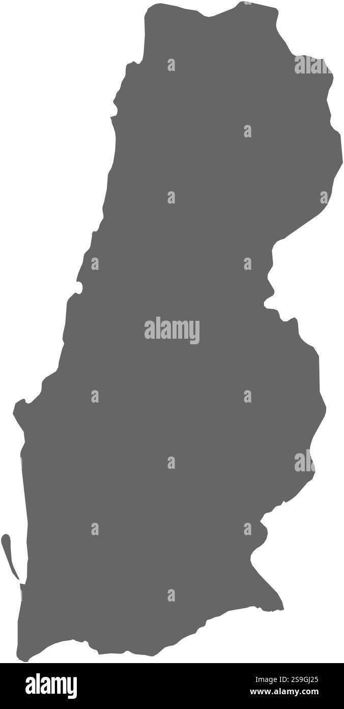 Map of Namibe, a province of Angola Stock Vector Image & Art - Alamy