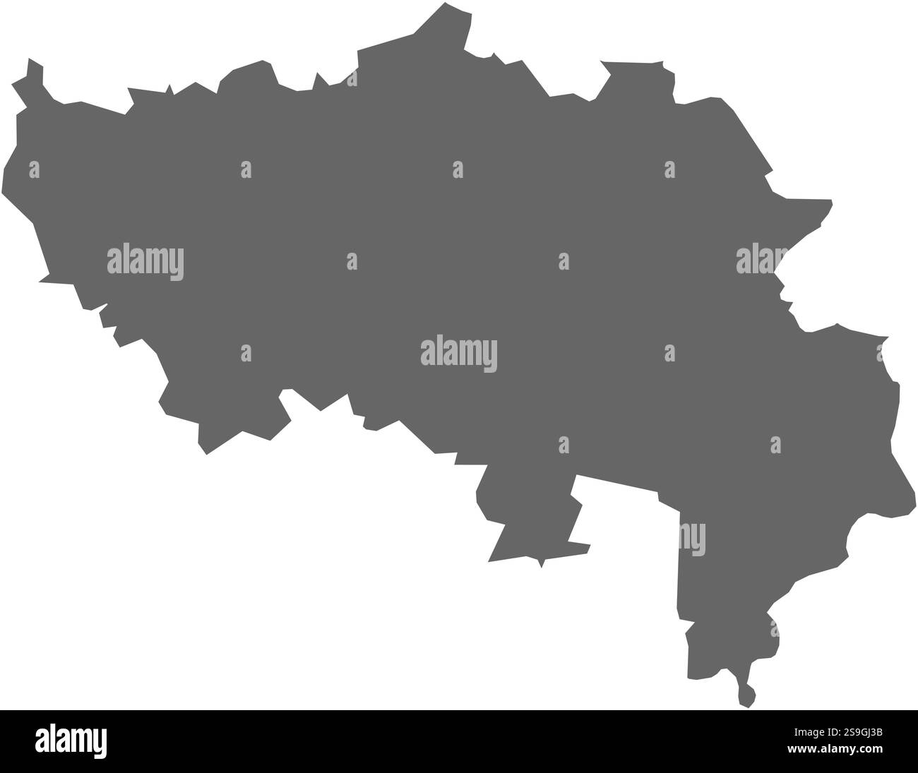Map of Liège, a province of Belgium Stock Vector Image & Art - Alamy