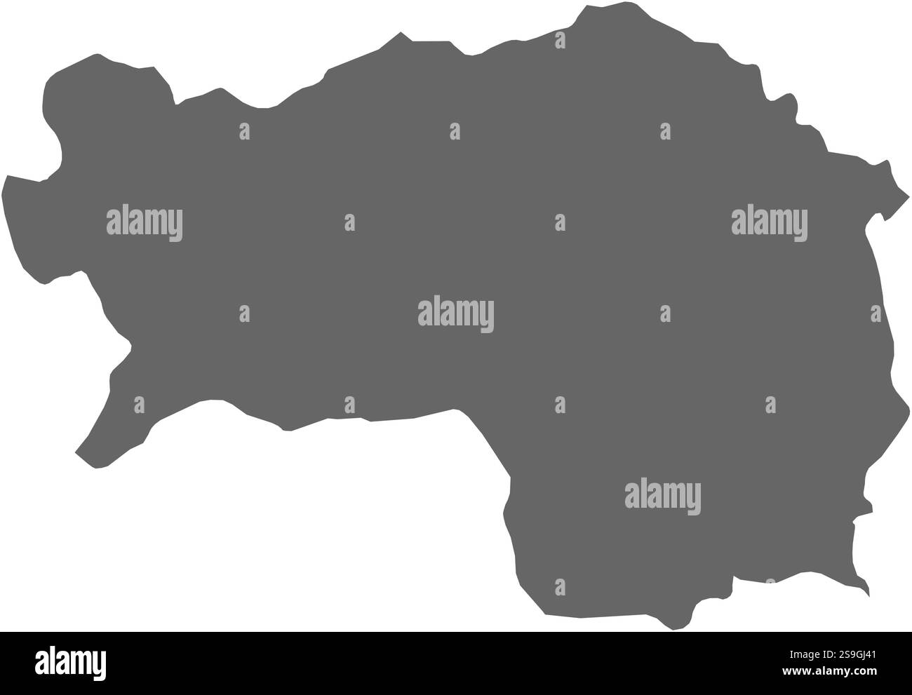 Map of Styria, a province of Austria Stock Vector Image & Art - Alamy