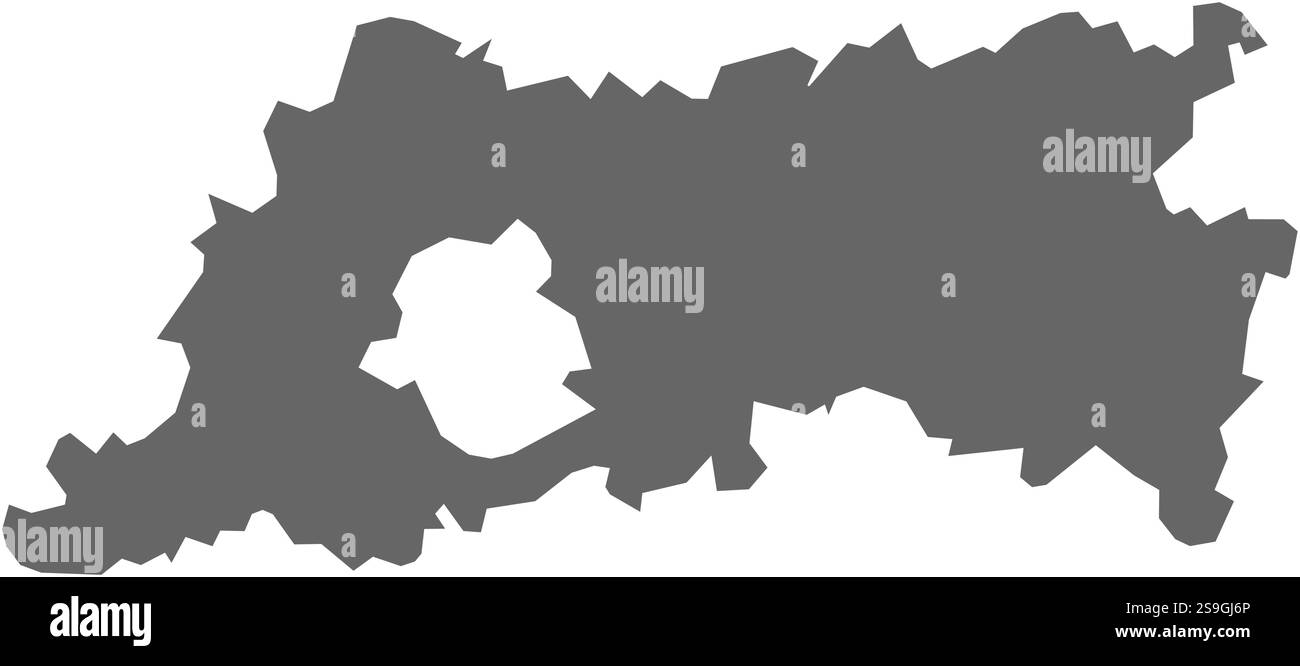 Map of Flemish Brabant, a province of Belgium Stock Vector Image & Art ...