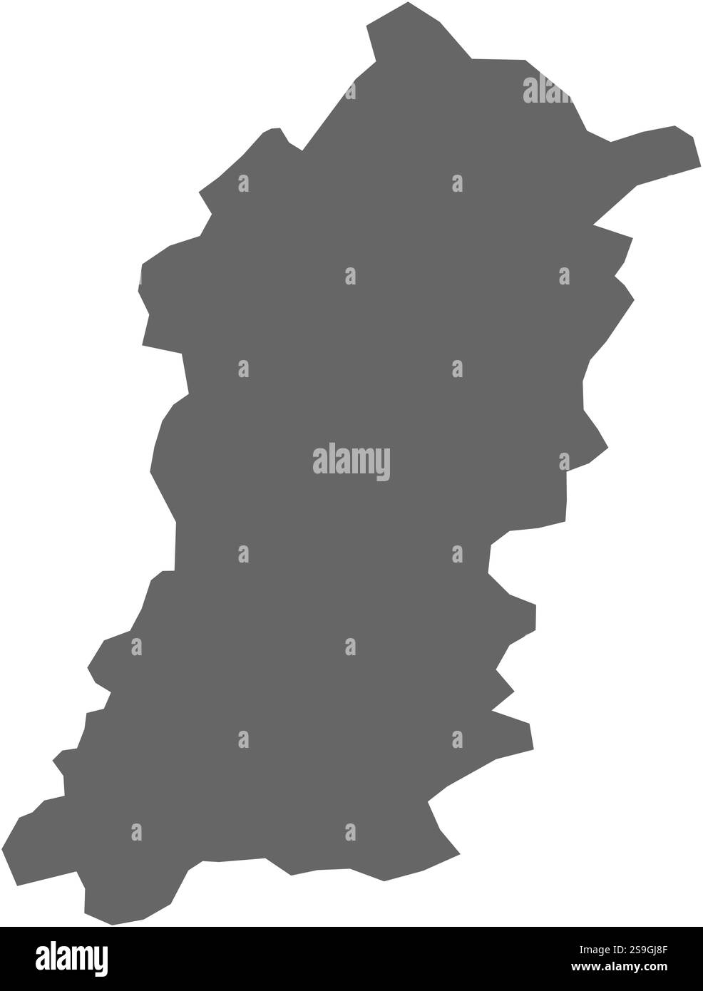 Map of Shumen, a province of Bulgaria Stock Vector Image & Art - Alamy