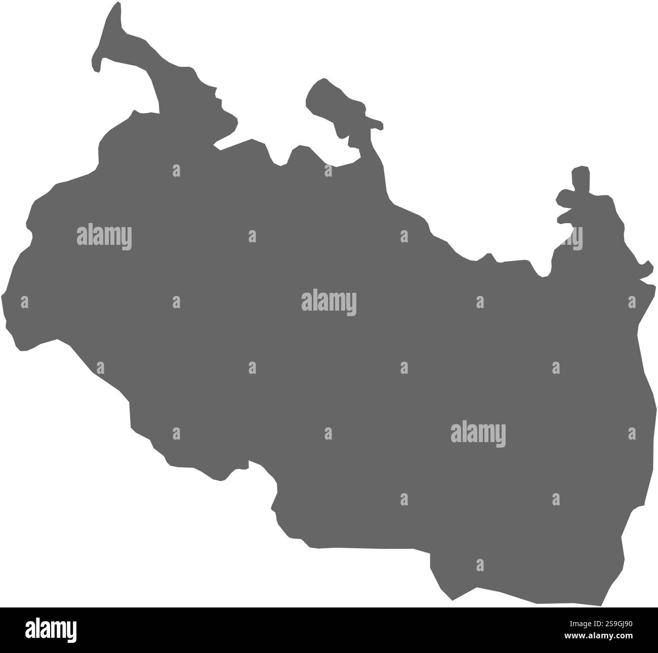 Rangpur vector outline map hi-res stock photography and images - Alamy