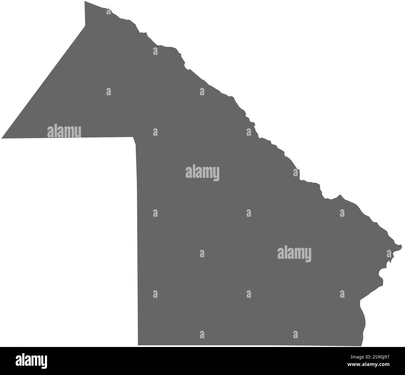Map of Chaco, a province of Argentina Stock Vector Image & Art - Alamy
