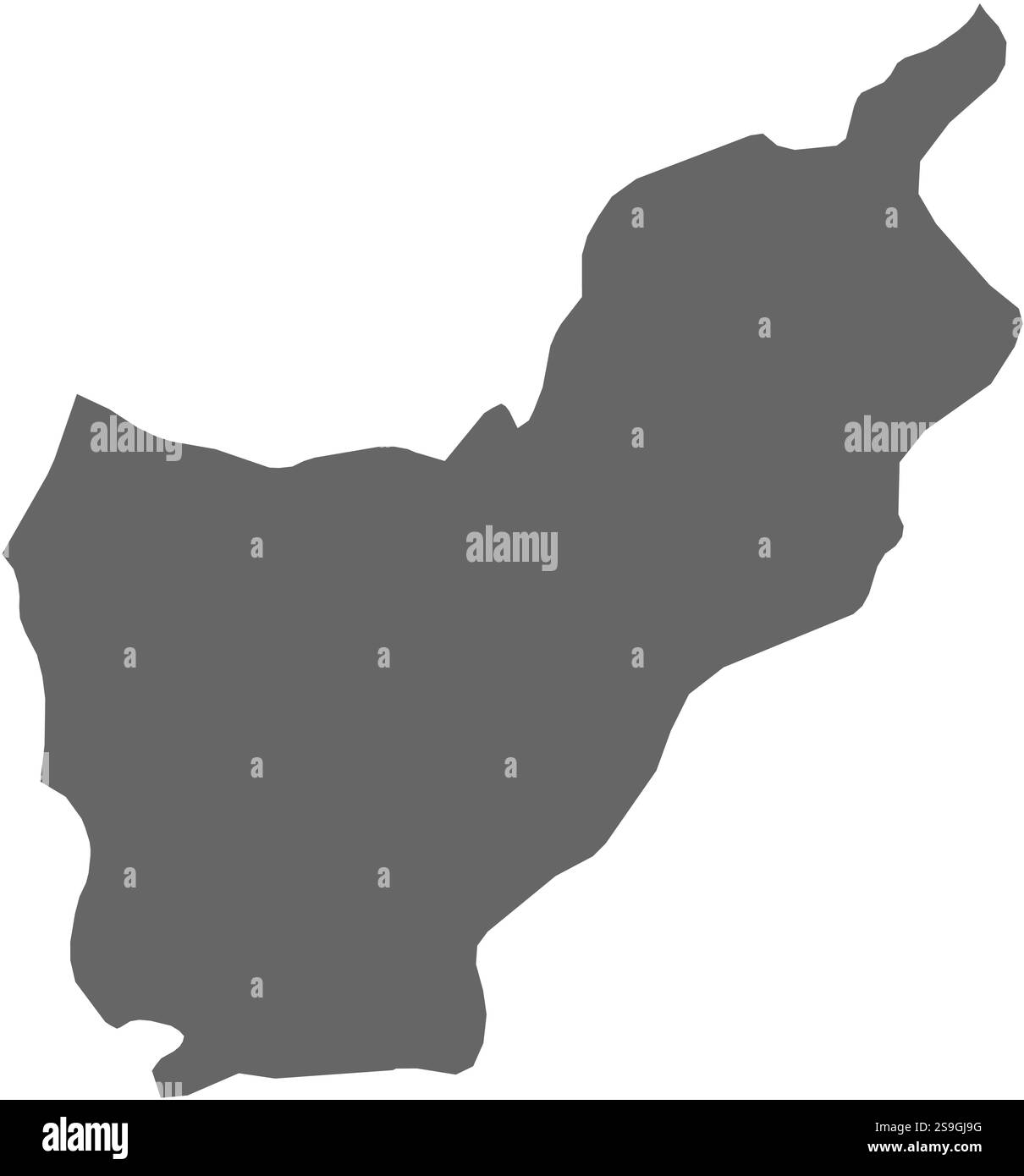 Map of Kunar, a province of Afghanistan Stock Vector Image & Art - Alamy