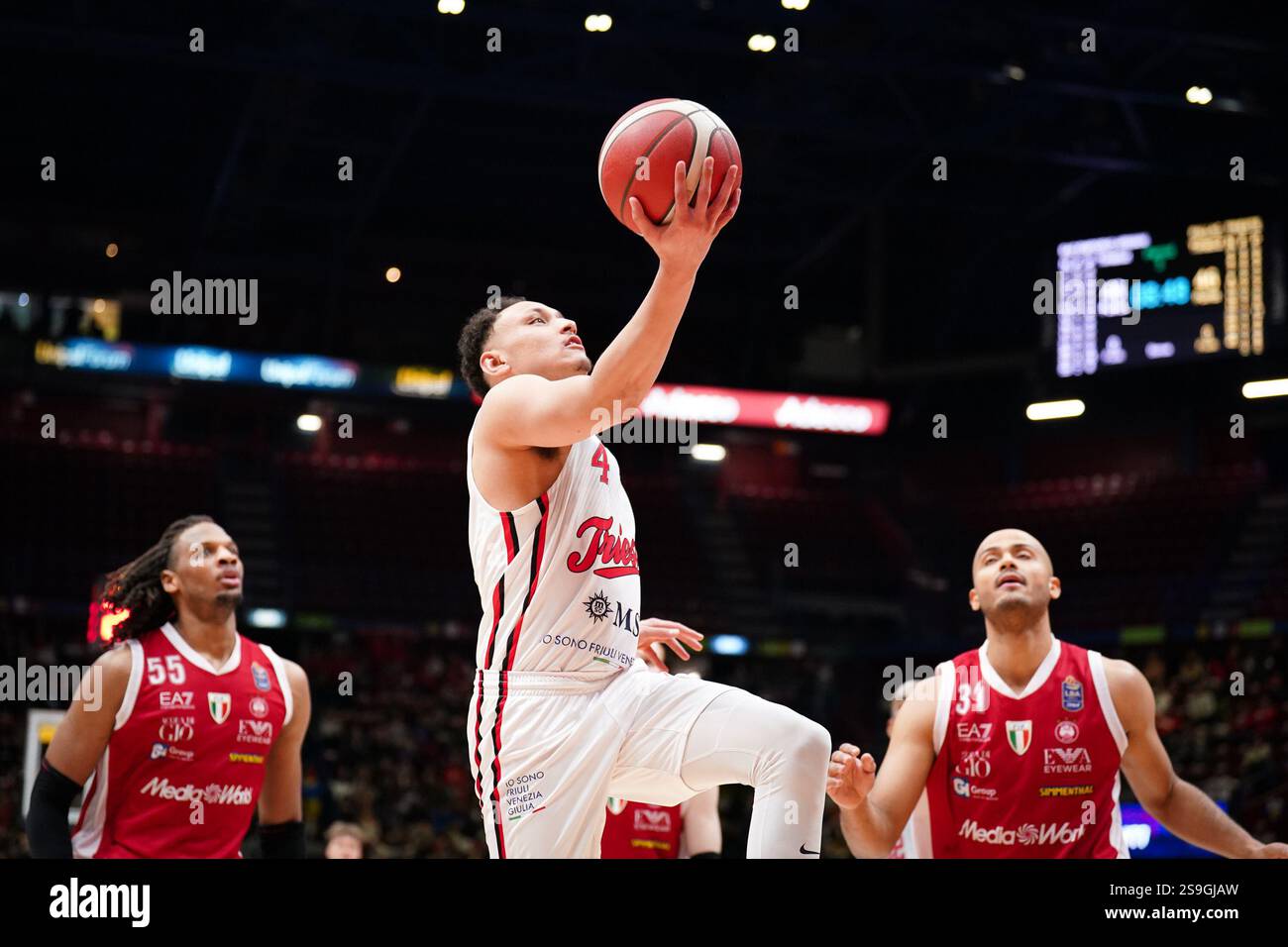 Colbey Ross (Pallacanestro Trieste) during EA7 Emporio Armani Milano vs ...