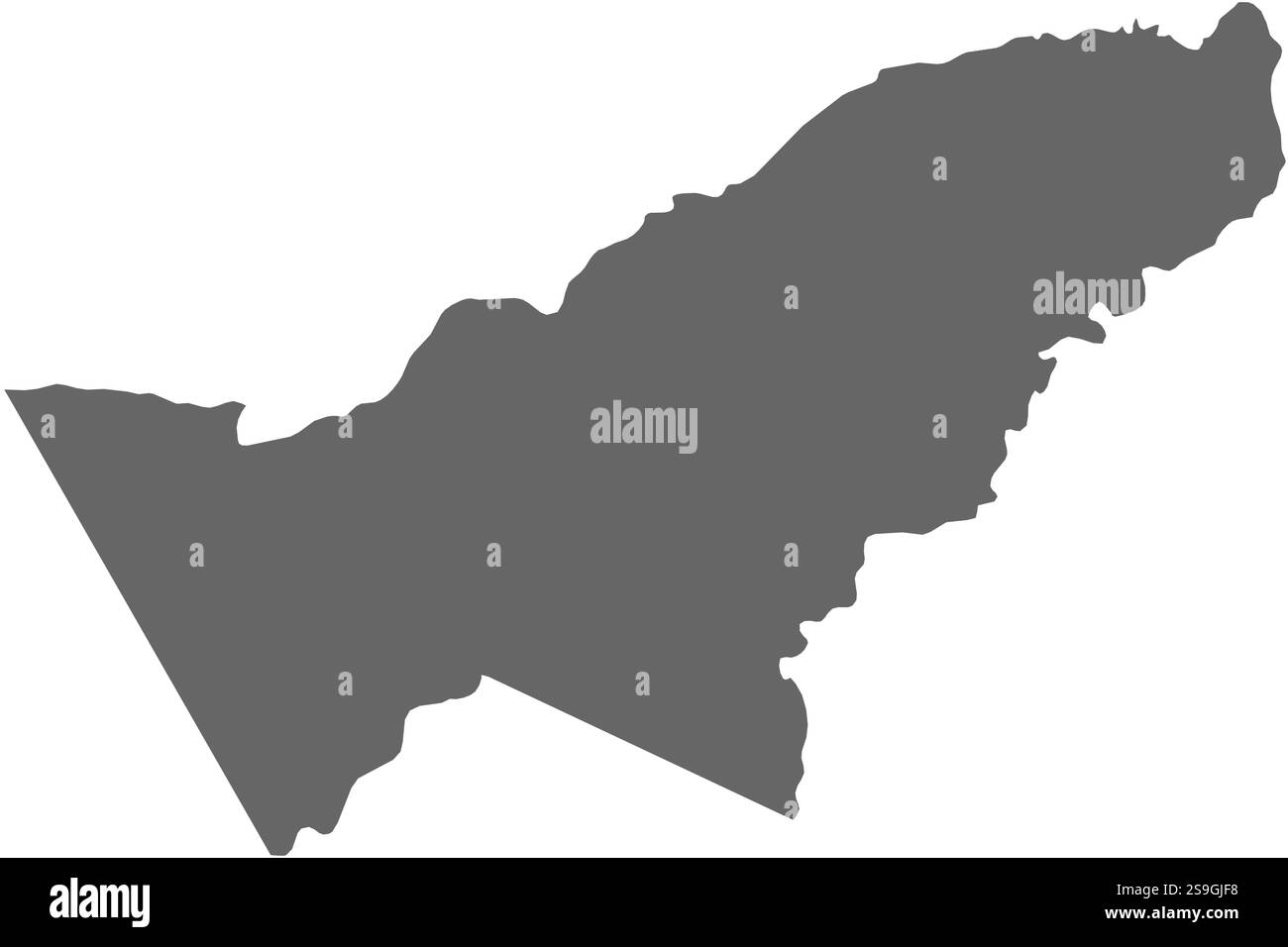 Map of Pando, a province of Bolivia Stock Vector Image & Art - Alamy