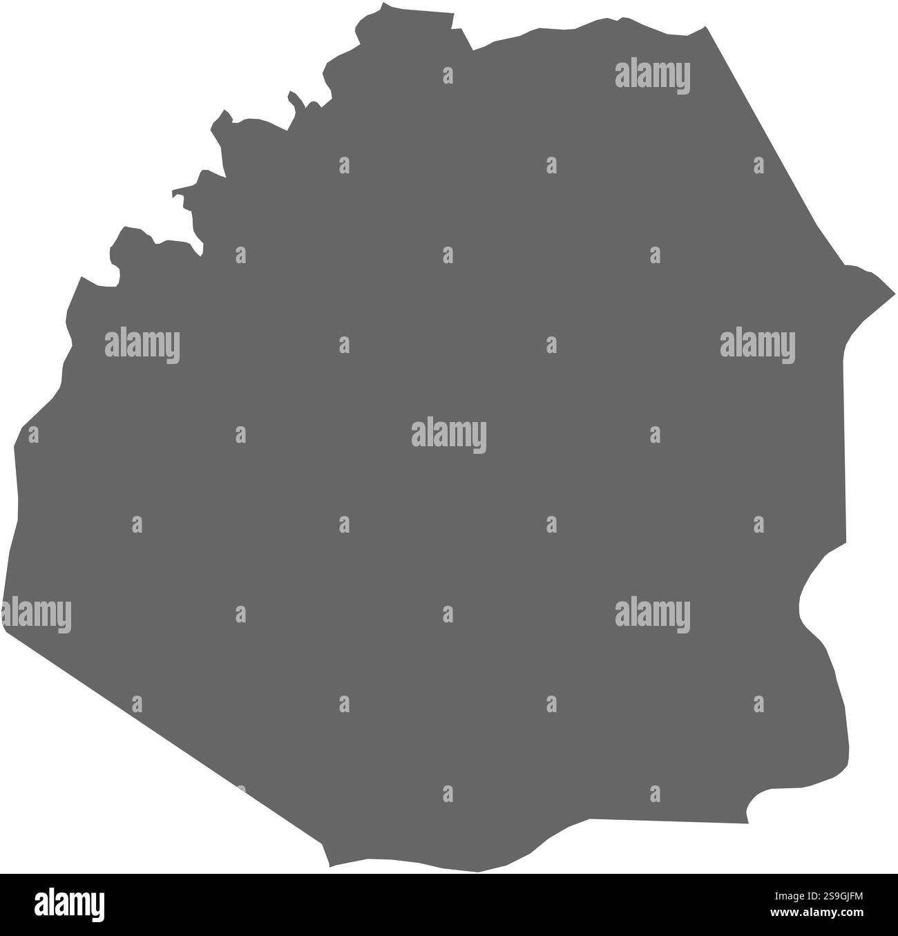 Map of Atakora, a province of Benin Stock Vector Image & Art - Alamy