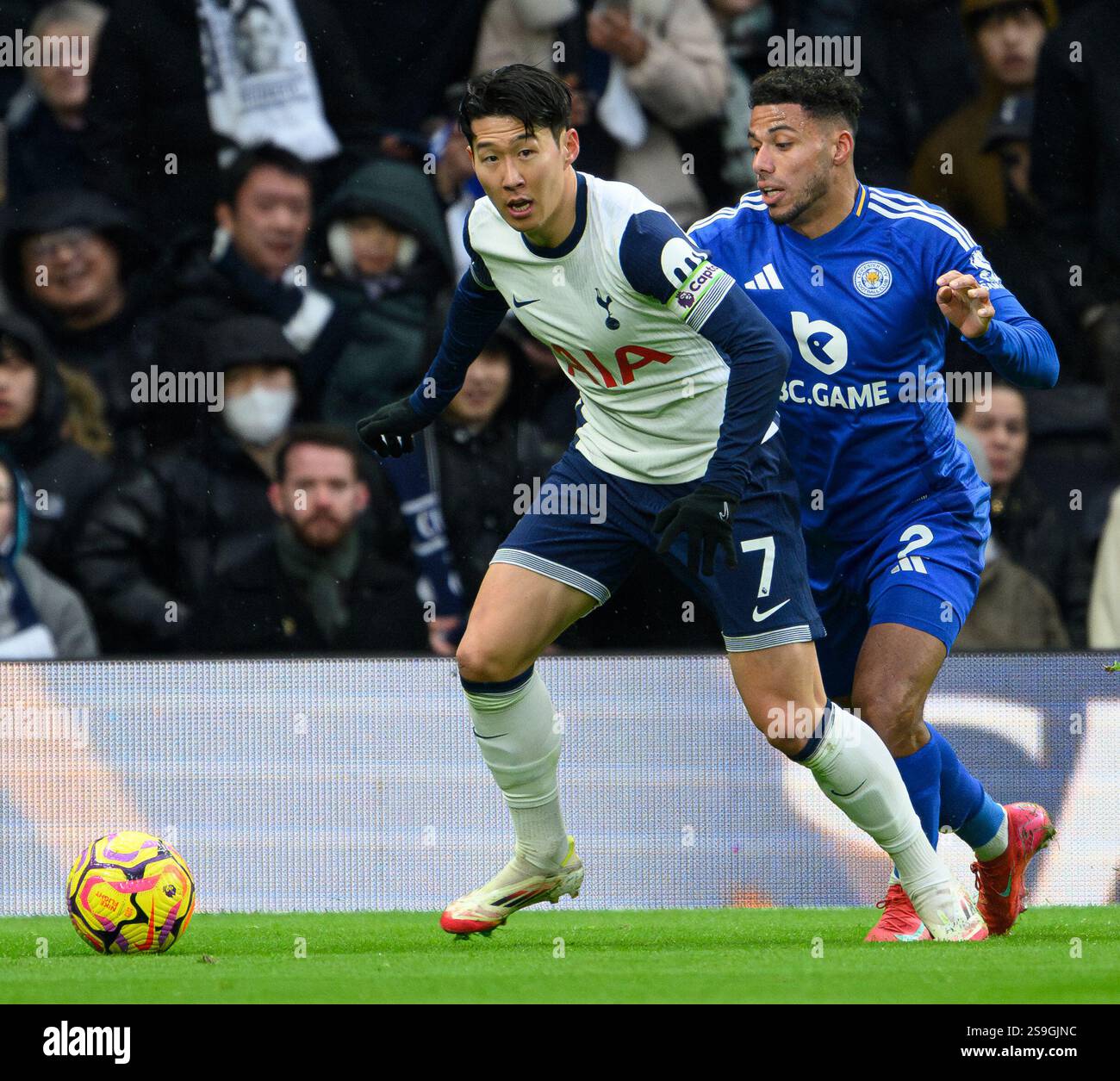 London, England - 2025 January 26th: Tottenham Hotspur's Heung-Min Son ...