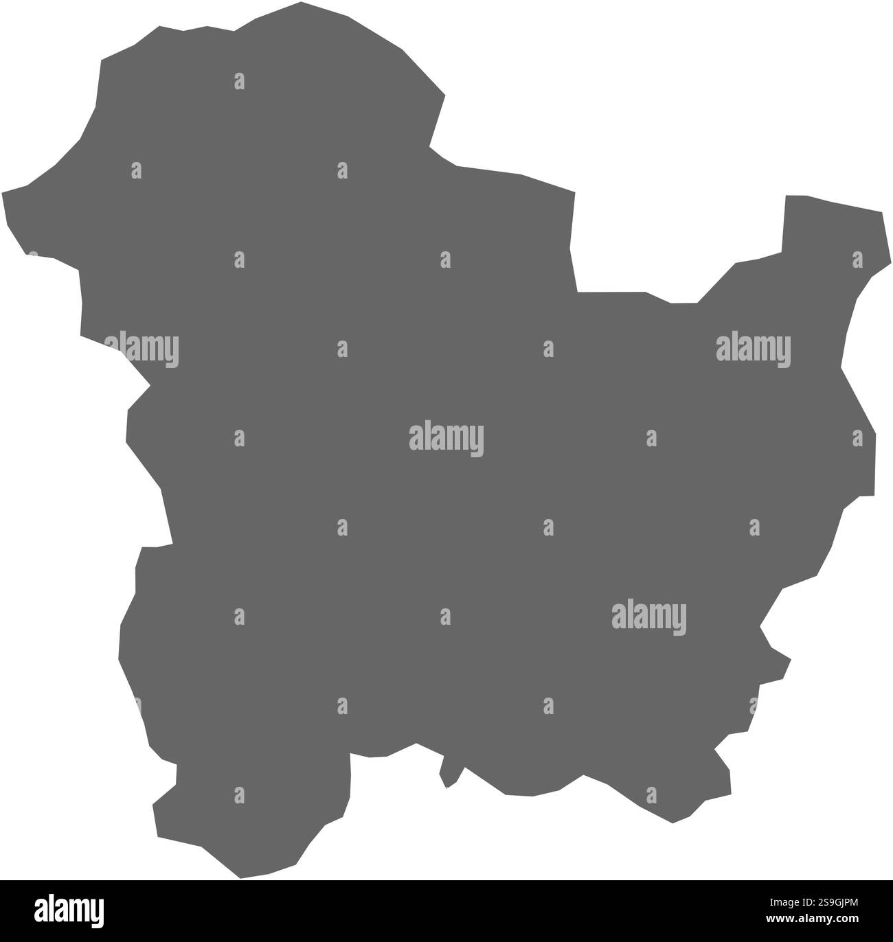 Map of Targovishte, a province of Bulgaria Stock Vector Image & Art - Alamy