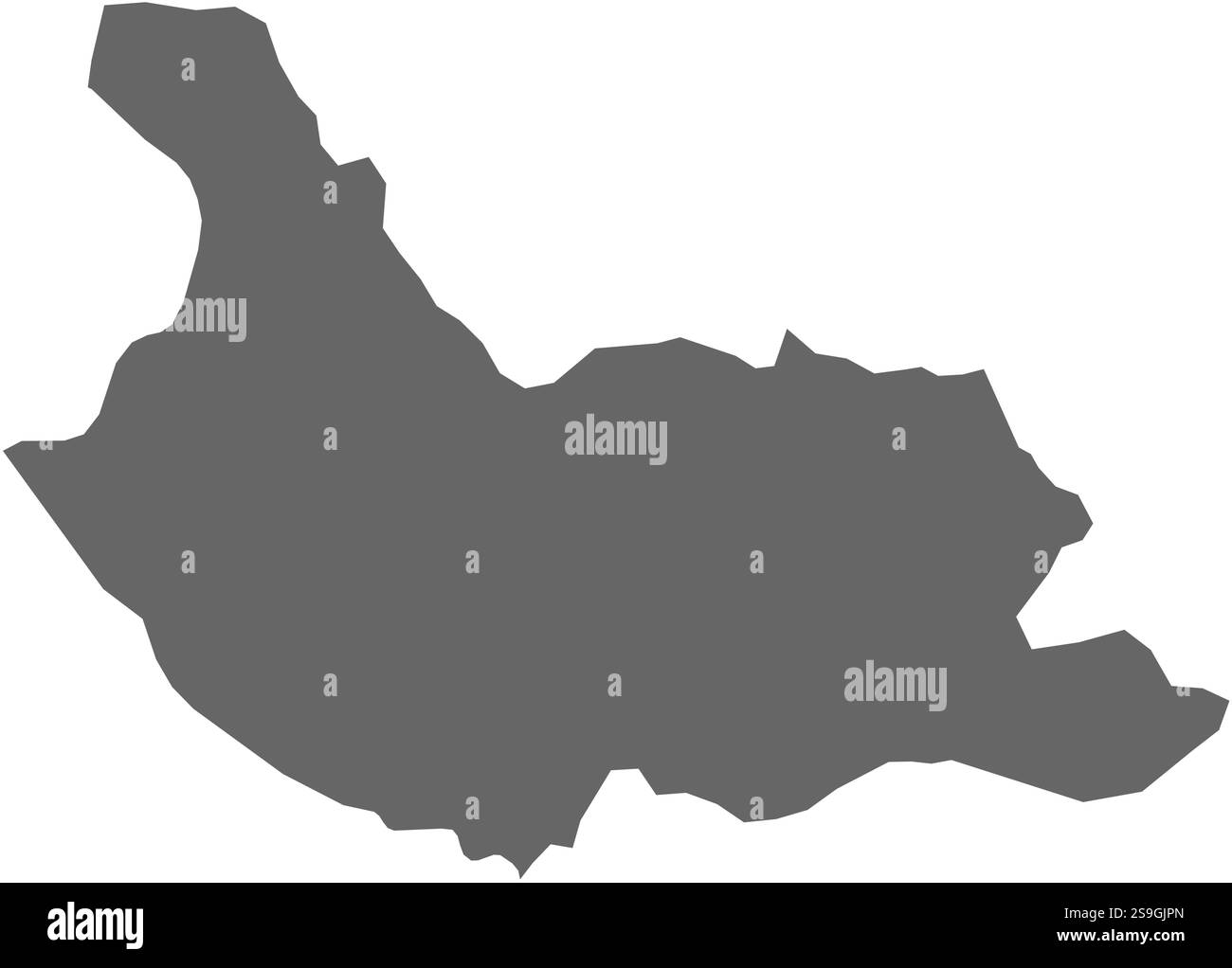 Map of Kyustendil, a province of Bulgaria Stock Vector Image & Art - Alamy