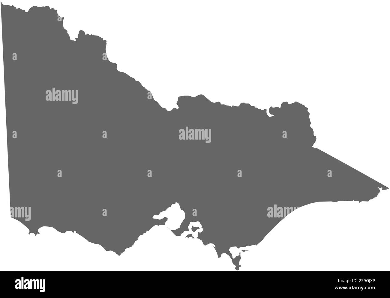 Map victoria province australia Stock Vector Images - Alamy
