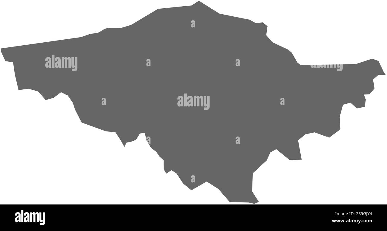 Map of Silistra, a province of Bulgaria Stock Vector Image & Art - Alamy