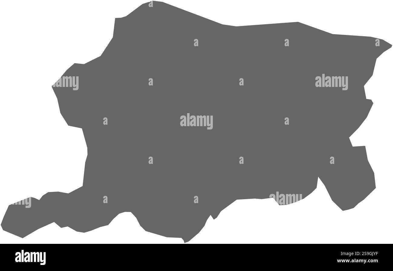 Map of Pleven, a province of Bulgaria Stock Vector Image & Art - Alamy