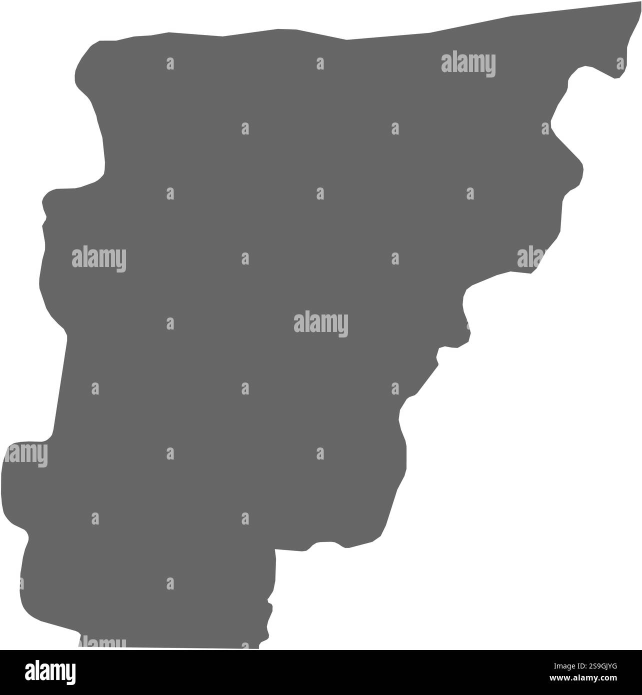 Map of Borgou, a province of Benin Stock Vector Image & Art - Alamy