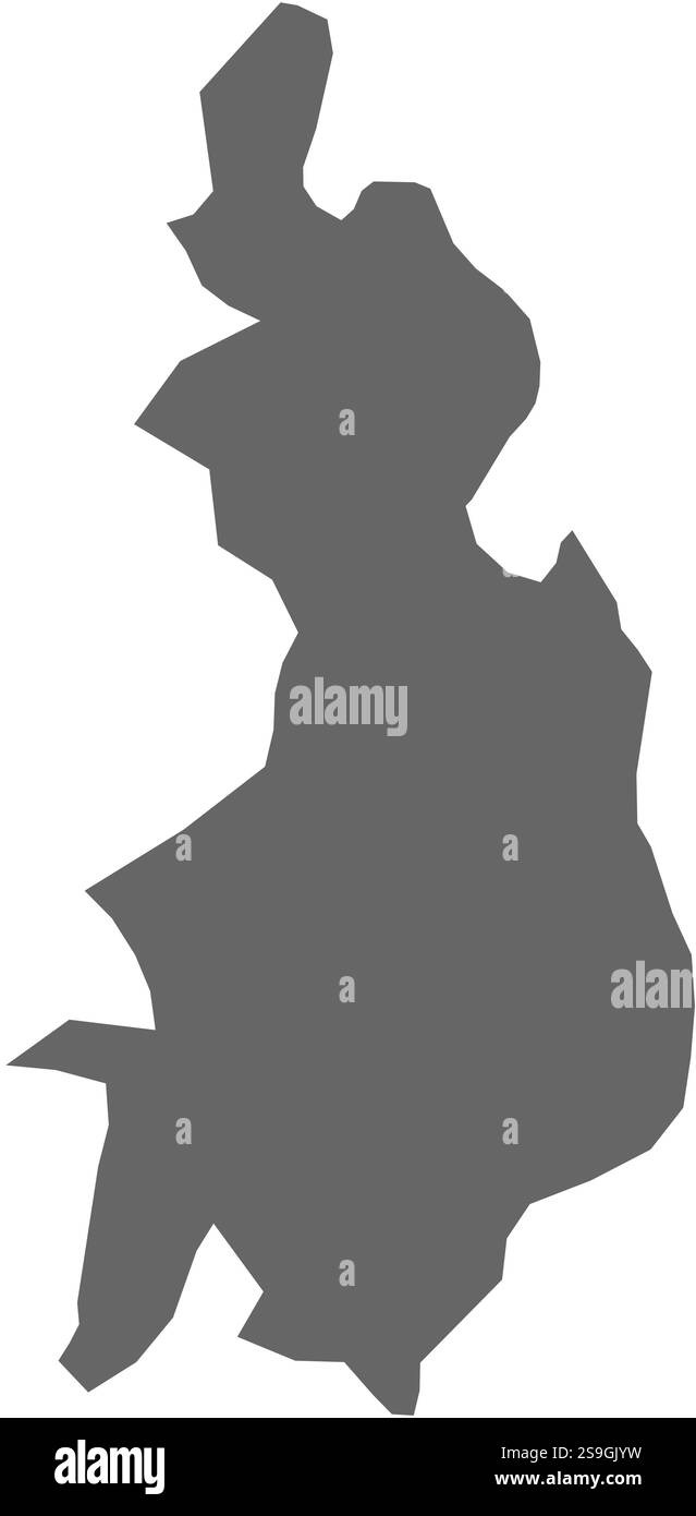 Map of Gitega, a province of Burundi Stock Vector Image & Art - Alamy