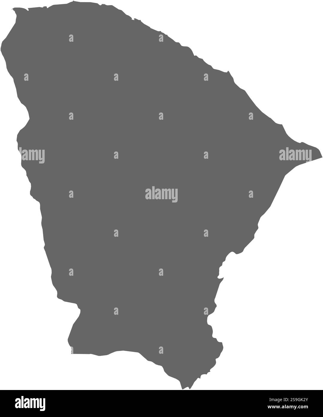 Map of Ceará, a province of Brazil Stock Vector Image & Art - Alamy