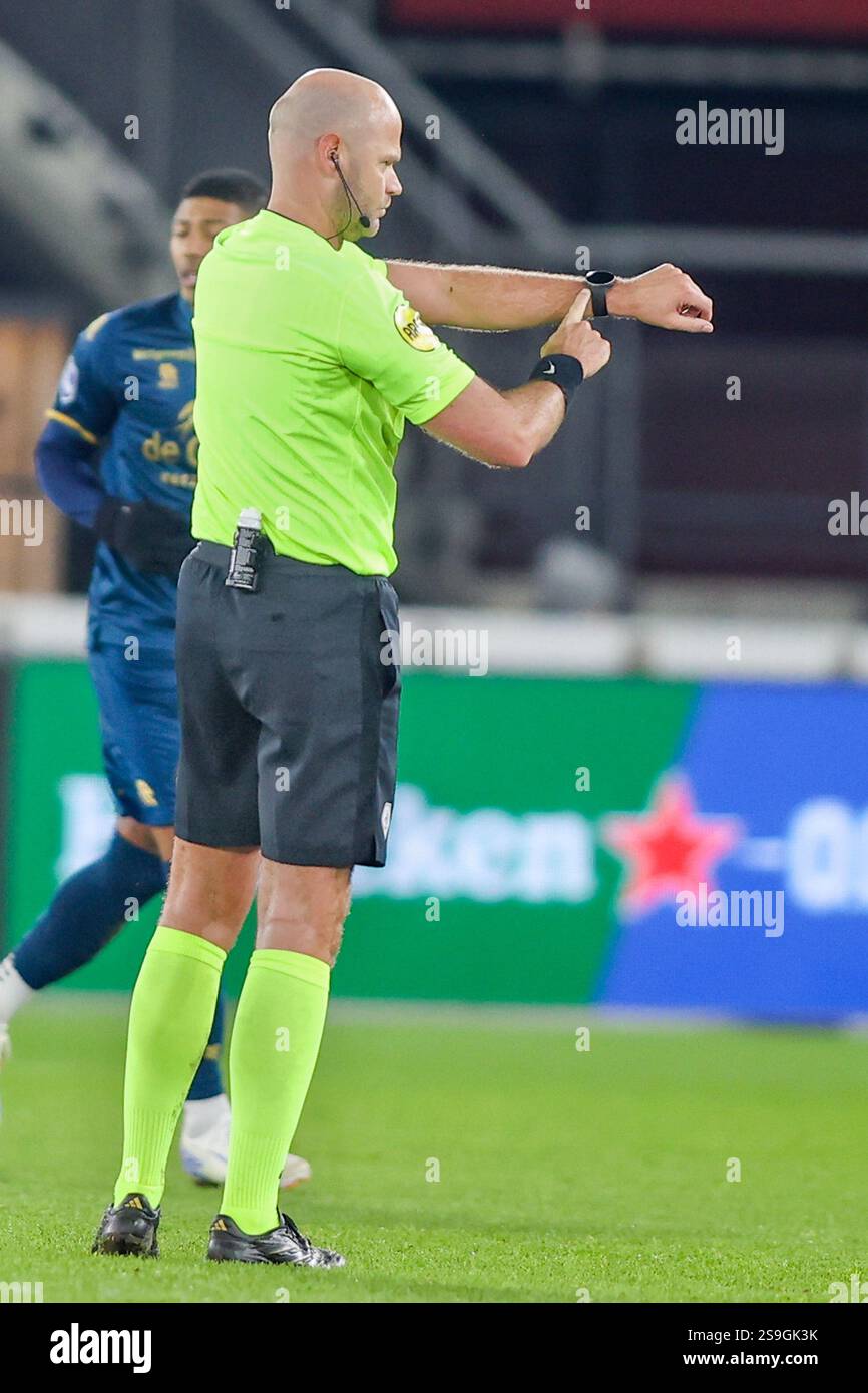 ALKMAAR - 26-01-2025, AFAS Stadium. Dutch Eredivisie Football 2024 / ...