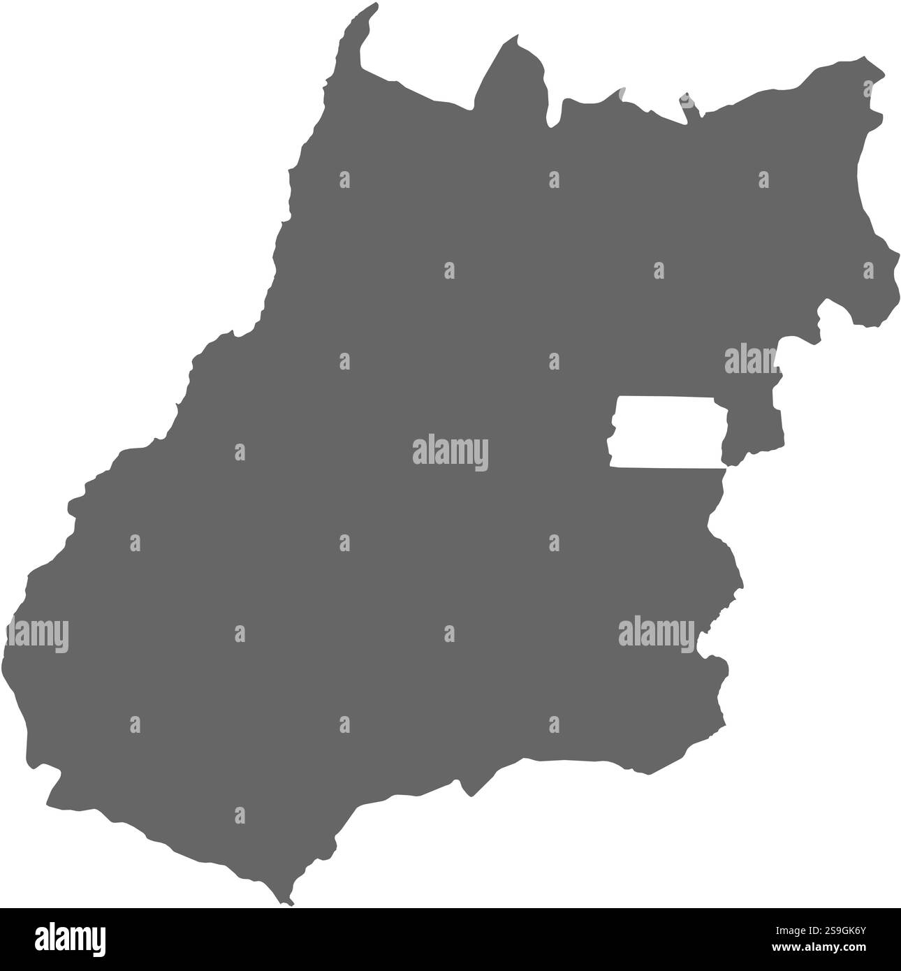 Map of Goiás, a province of Brazil Stock Vector Image & Art - Alamy