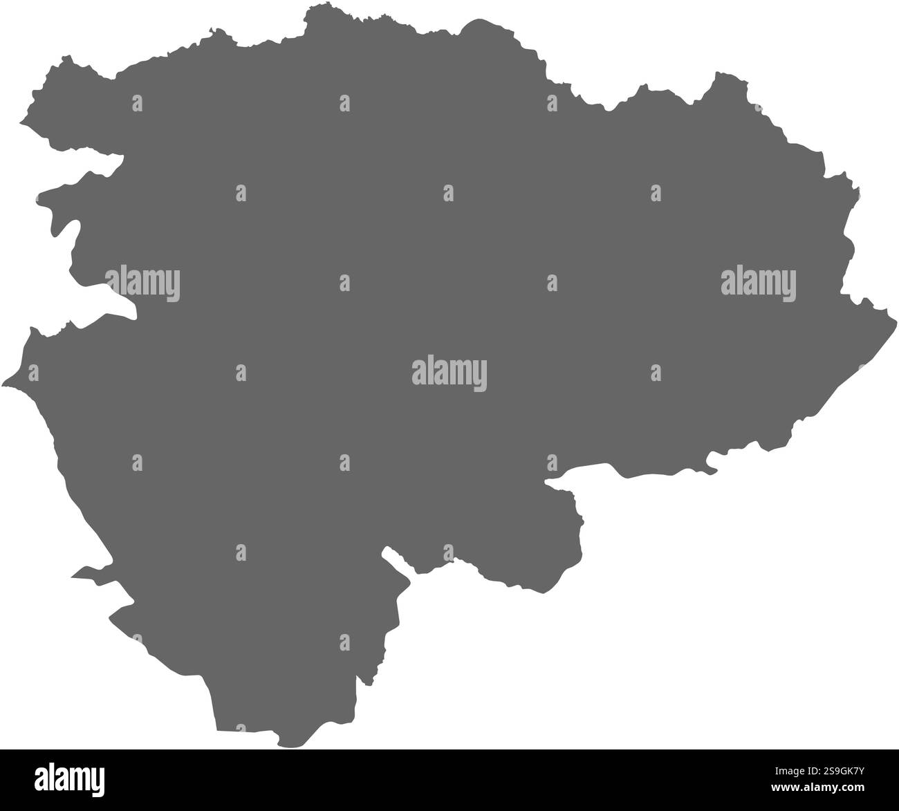 Map of Orientale, a province of Democratic Republic of the Congo Stock ...