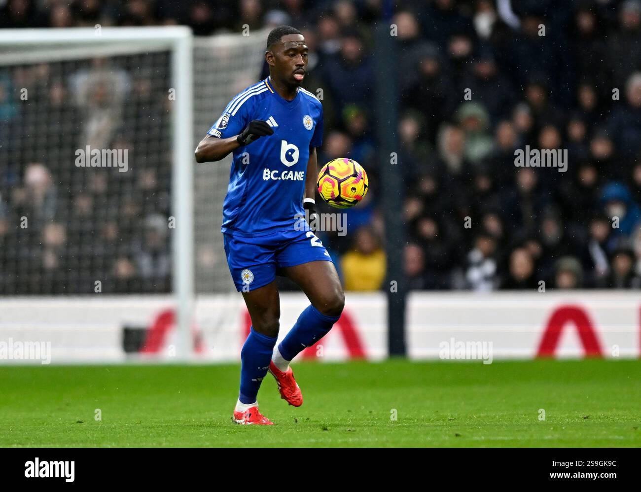 London UK 26th January 2025. Boubakary Soumaré (Leicester City) during ...