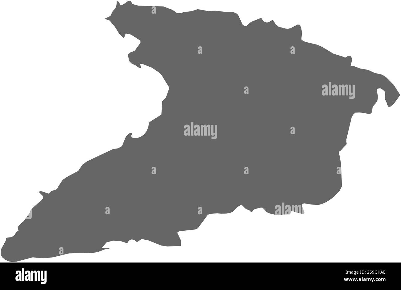 Map of Granma, a province of Cuba Stock Vector Image & Art - Alamy