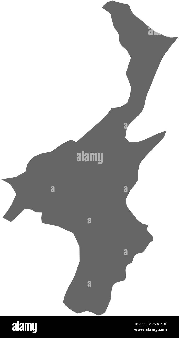 Map of Muyinga, a province of Burundi Stock Vector Image & Art - Alamy