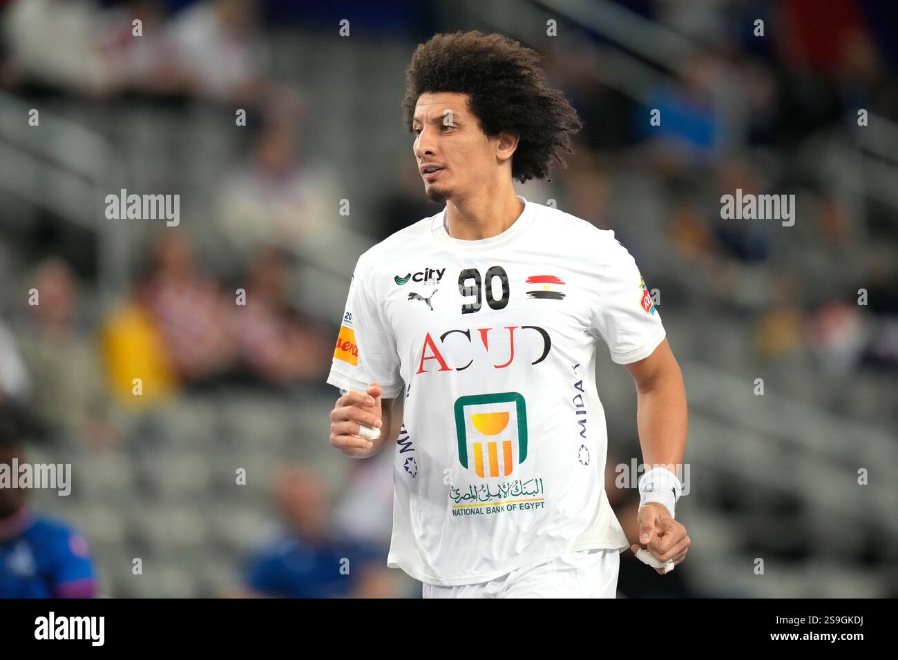 Egypt's Ali Zein during the main round match between Cape Verde and ...