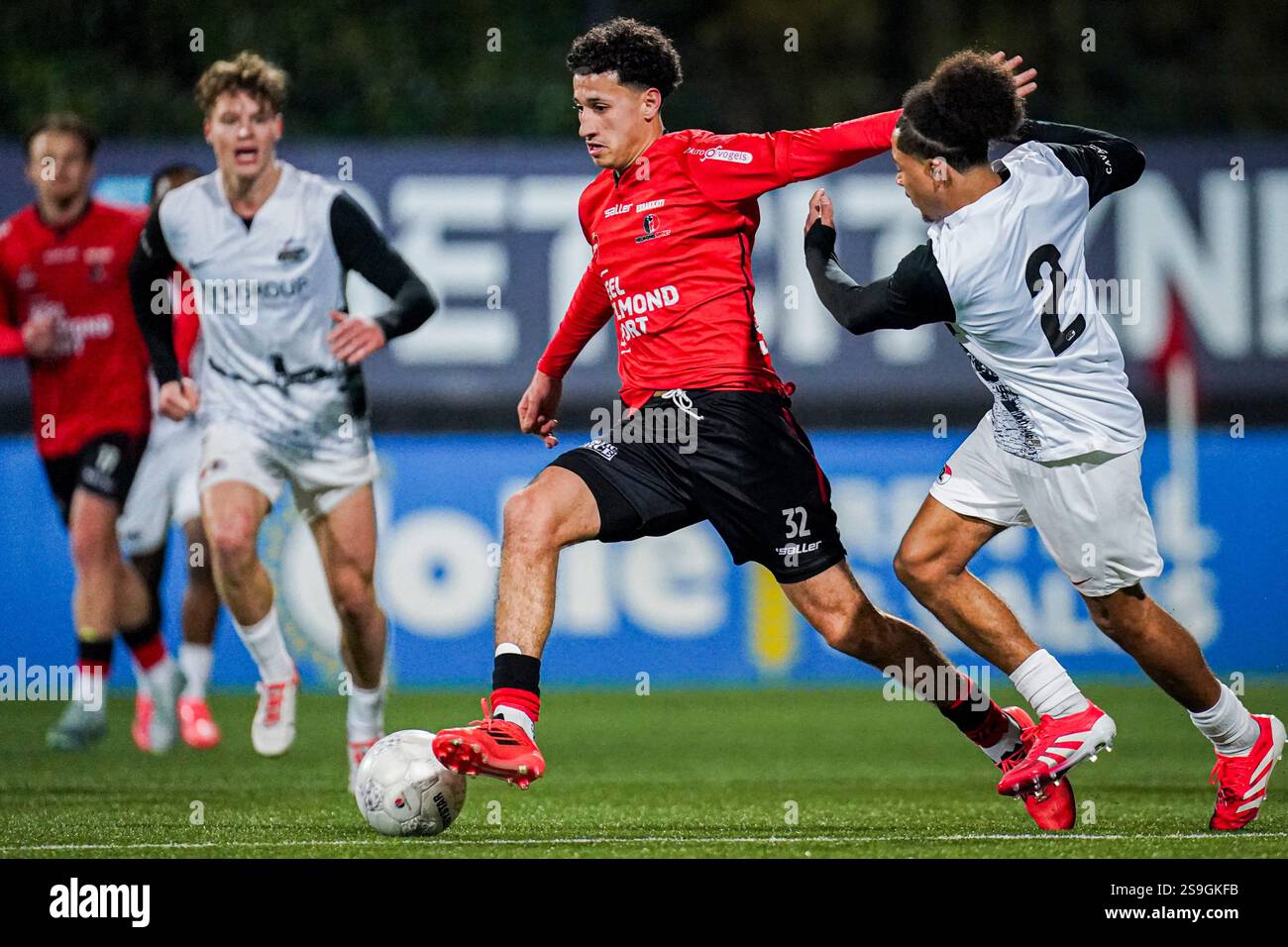 HELMOND, NETHERLANDS - JANUARY 26: Tarik Essakkati of Helmond Sport ...