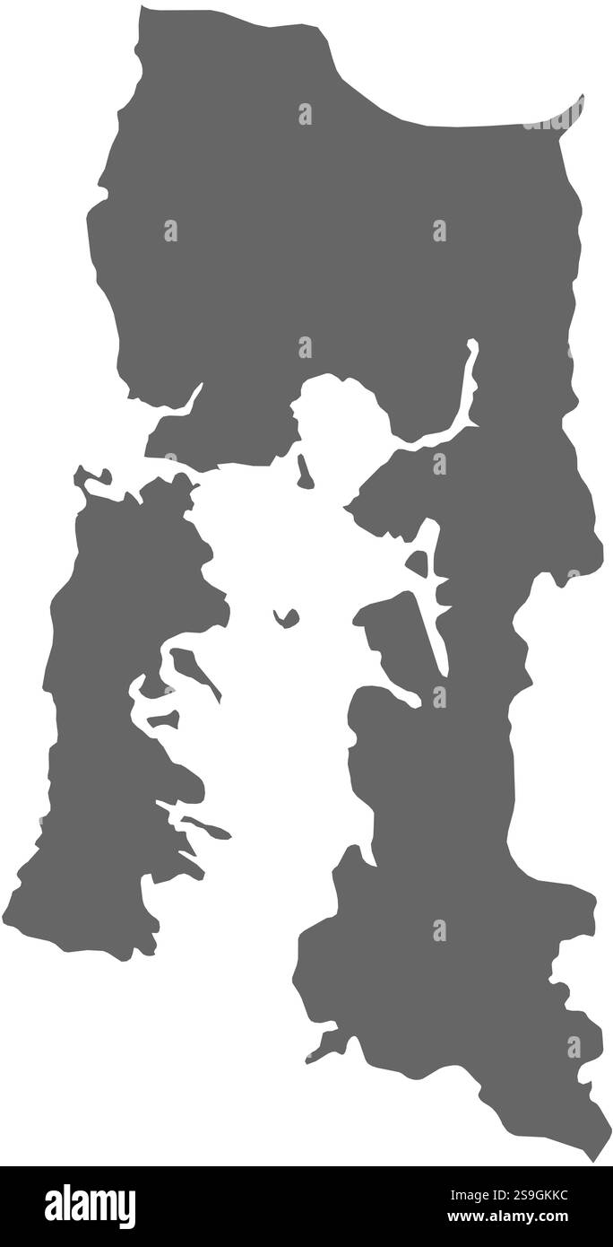 Lagos outline map hi-res stock photography and images - Alamy