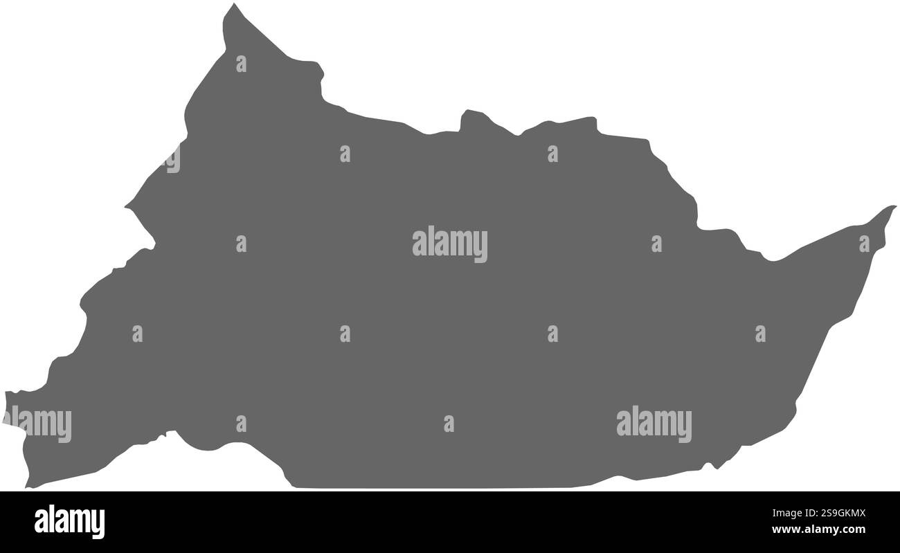 Map of Adamawa, a province of Cameroon Stock Vector Image & Art - Alamy