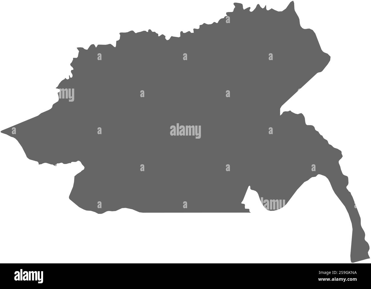 Map of Guainia, a province of Colombia Stock Vector Image & Art - Alamy