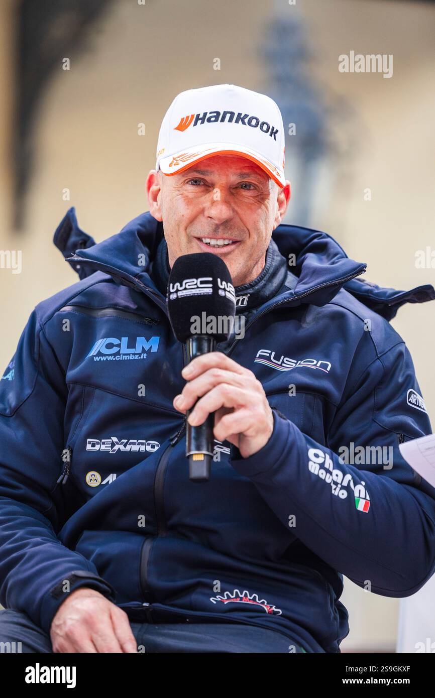 Maurizio CHIARANI, Skoda Fabia RS Rally2, portrait during the Rallye Automobile Monte Carlo 2025 ...