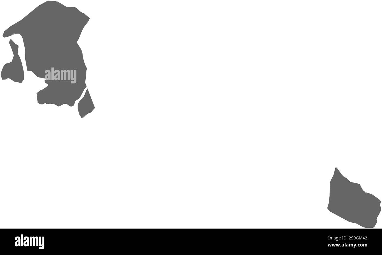 Map of Capital Region, a province of Danmark Stock Vector Image & Art ...
