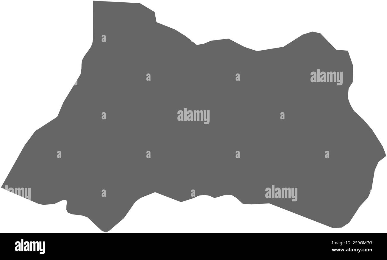 Map of Adjara, a province of Georgia Stock Vector Image & Art - Alamy