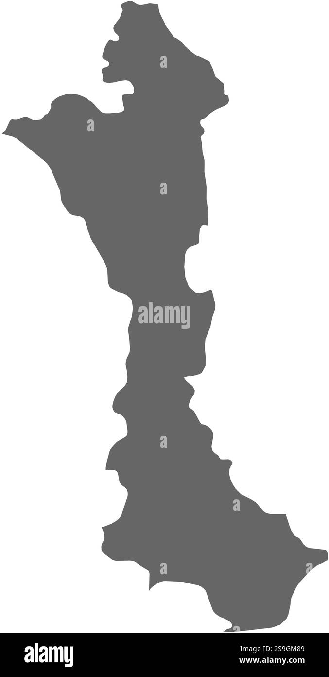 Volta outline map hi-res stock photography and images - Alamy