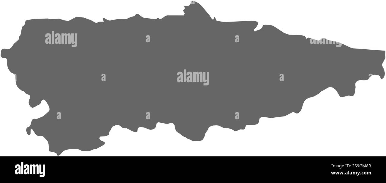 Map of Asturias, a province of Spain Stock Vector Image & Art - Alamy