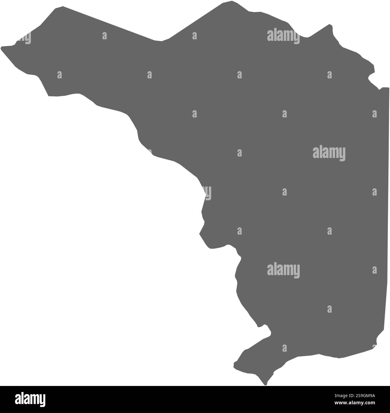 Map of Alajuela, a province of Costa Rica Stock Vector Image & Art - Alamy