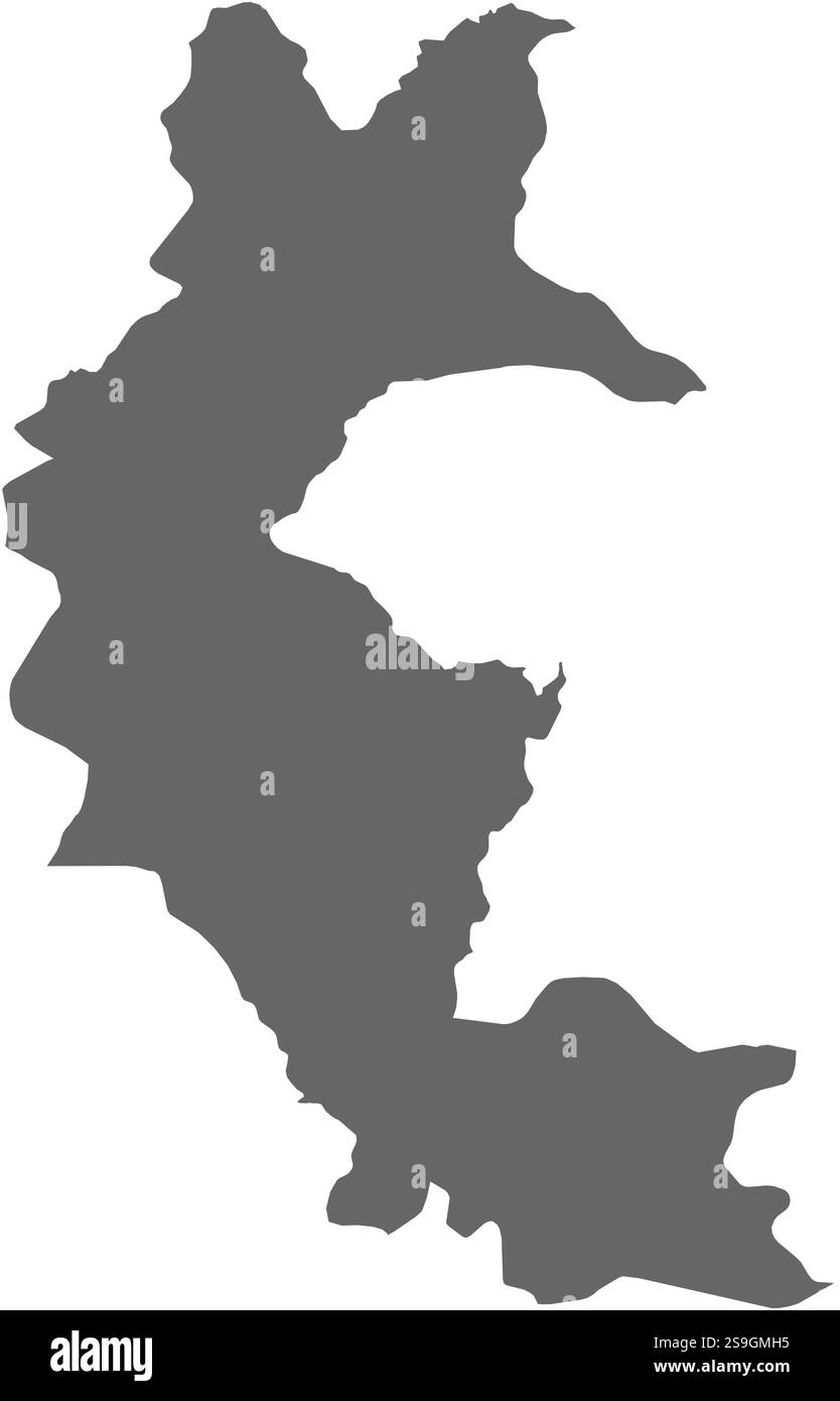 Map of Faranah, a province of Guinea Stock Vector Image & Art - Alamy