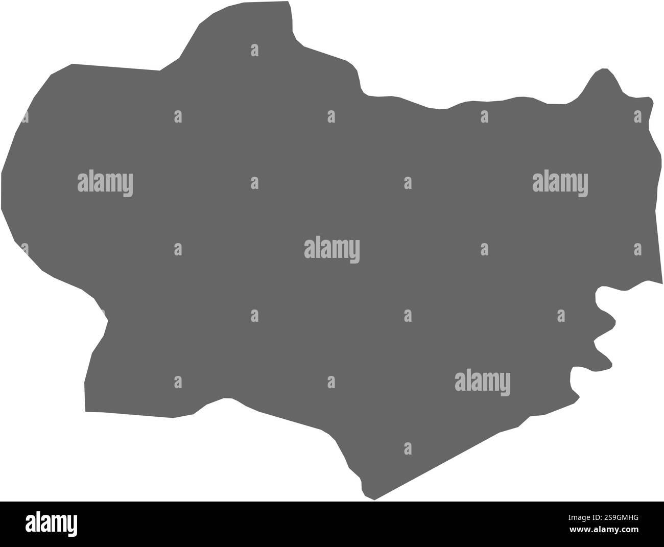 Map of Krapina-Zagorje, a province of Croatia Stock Vector Image & Art ...